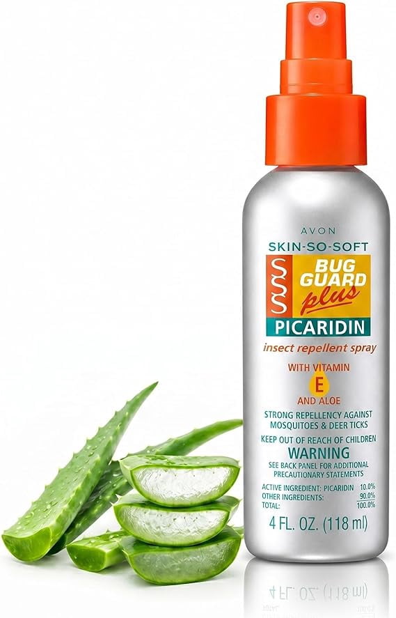 Avon Skin So Soft Bug Guard Plus Picaridin, Vitamin E and Aloe Spray ...