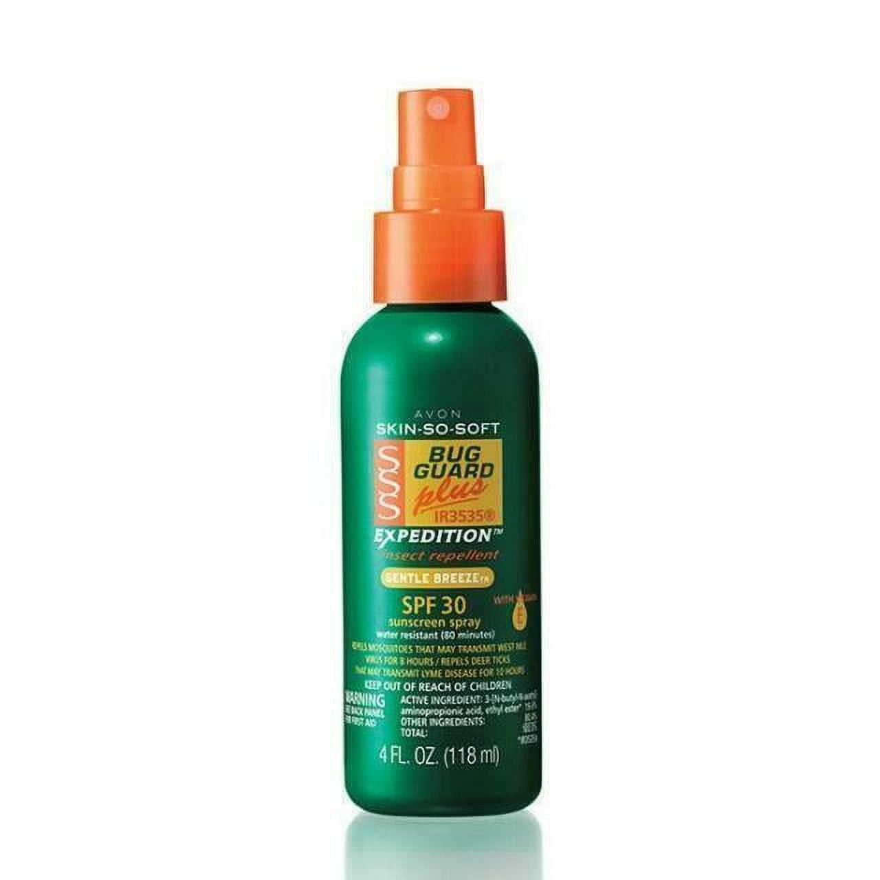 Avon Skin So Soft Bug Guard Plus, IR3535 Expedition SPF 30 Pump Spray ...