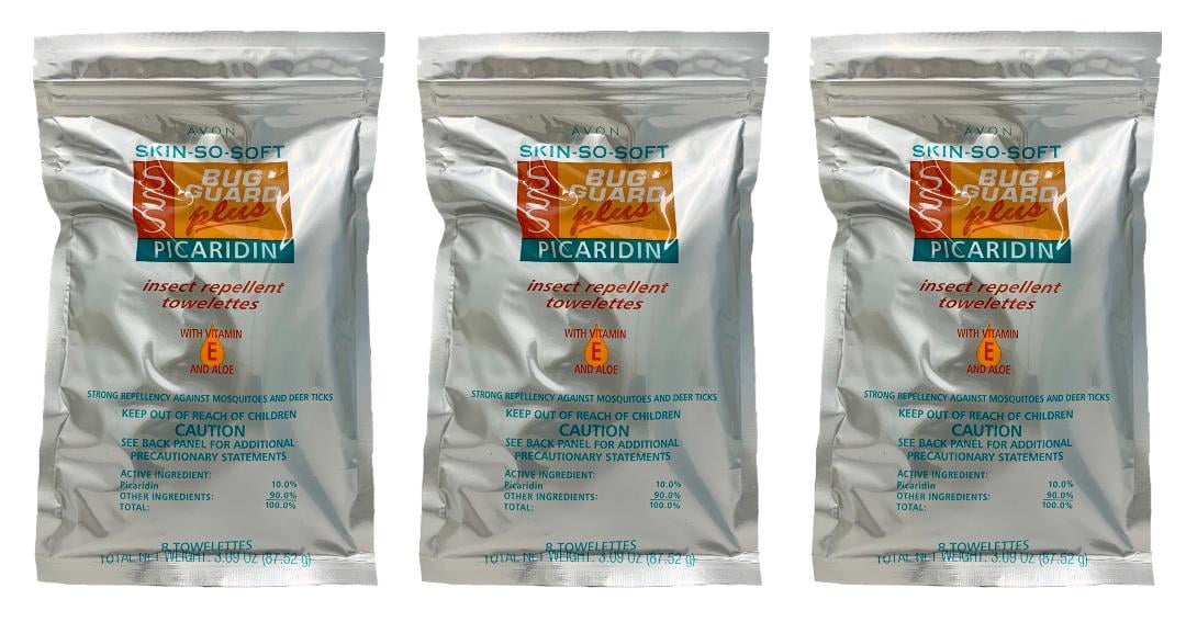 Avon Skin So Soft Bug Guard, Picaridin Mosquito Repellent Towelettes ...