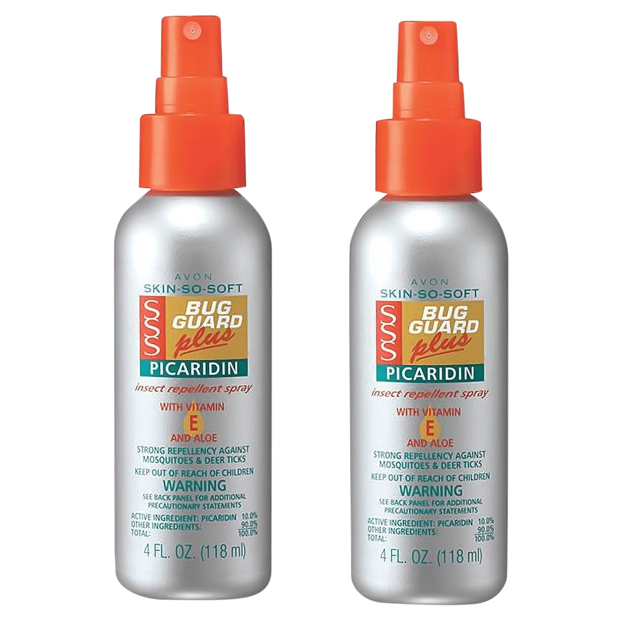 Avon Skin-So-Soft, Set of 2 Bug Guard Plus, Picaridin Mosquito & Tick ...