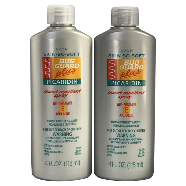 Avon Bug Guard Plus Picaridin Mosquito Repellant with Vitamin E, Aloe ...