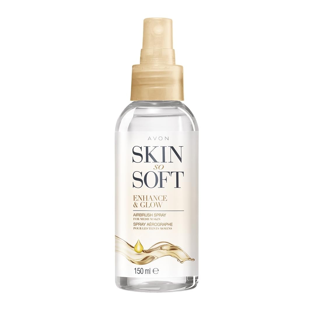 Avon Skin So Soft Enhance & Glow Airbrush Tanning Spray, 150ml, Sun ...