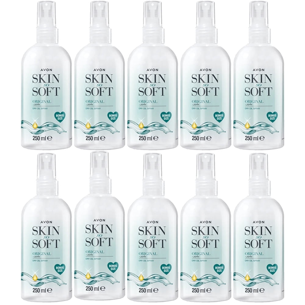 Avon Skin So Soft Original Dry Oil Spray Bonus Size 8.45 fl oz Each ...