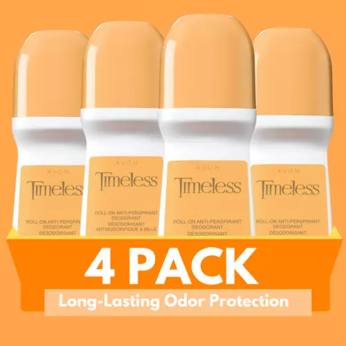 Avon Timeless Roll-On Antiperspirant Deodorant, 2.6 fl oz Floral Scent ...