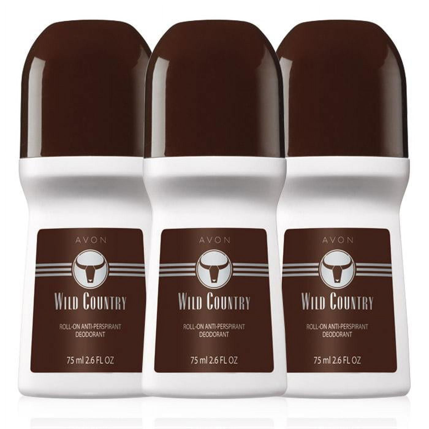 Avon Wild Country Deodorant Roll-On, Antiperspirant, Aromatic Fresh, 3 ...