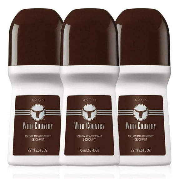 Avon Wild Country Deodorant Roll-On, Antiperspirant, Aromatic Fresh, 3 ...
