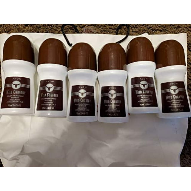 Avon Wild Country Roll On Deodorant 2.6 fl oz- 10 pcs - Walmart.com
