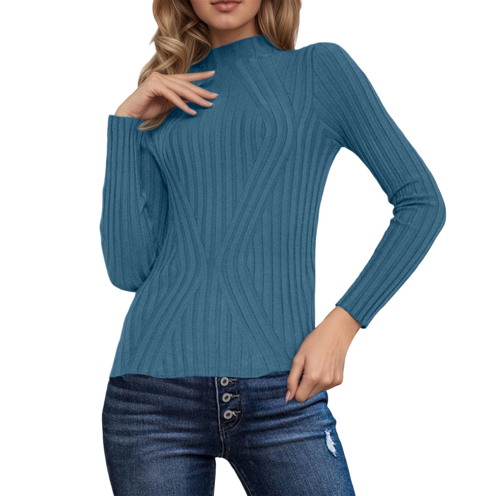 AvonTall Light Sweaters for Women, Crew Neck Business Light Weight ...