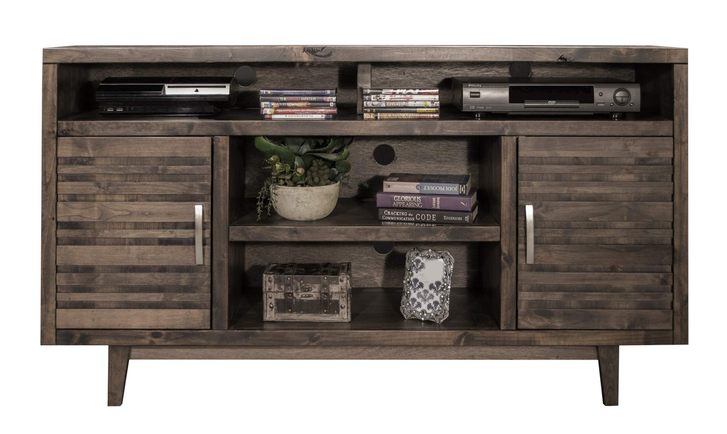 Avondale 62 Inch Tv Stand Console For Tvs Up To 70 Inches, No Assembly ...