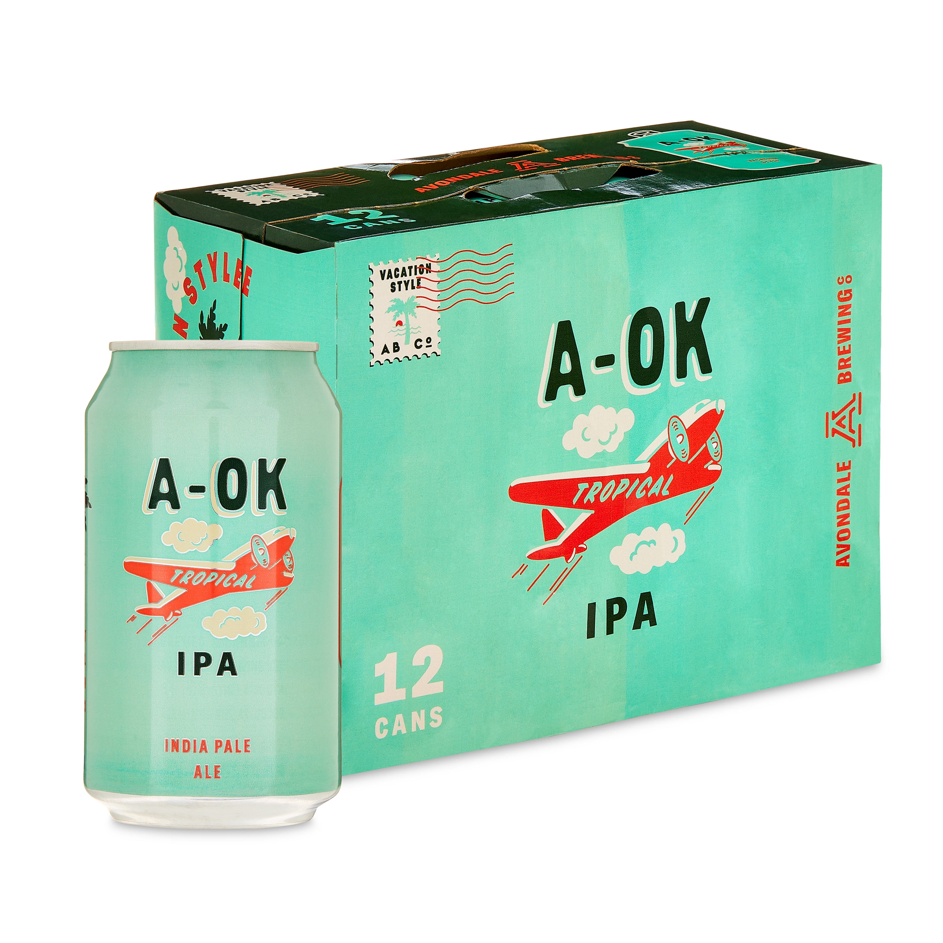 Avondale A-OK IPA, 12 Pack, 12 fl oz Cans - Walmart.com