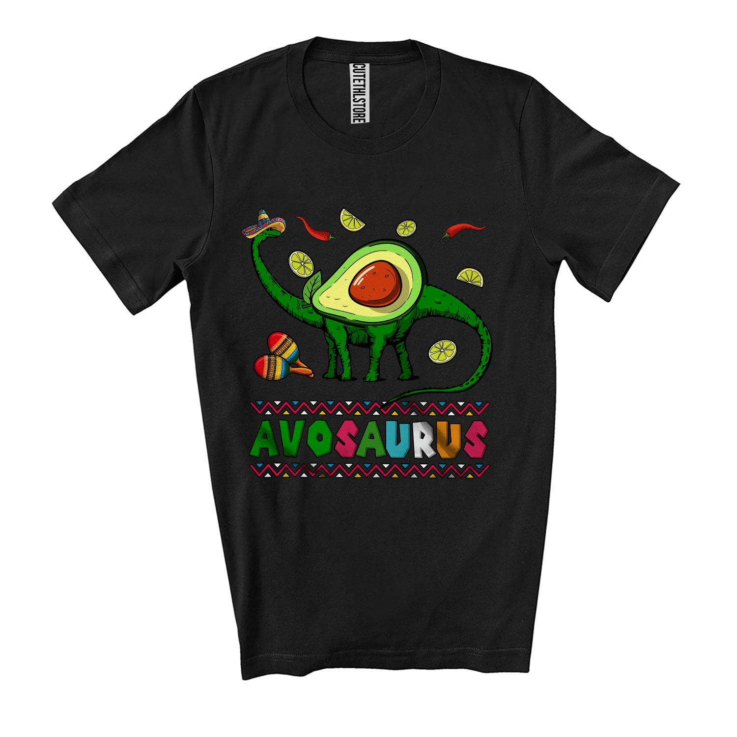 Avosaurus; Amazing Cinco De Mayo Mexican Avocado Dinosaur T-Rex Shape ...