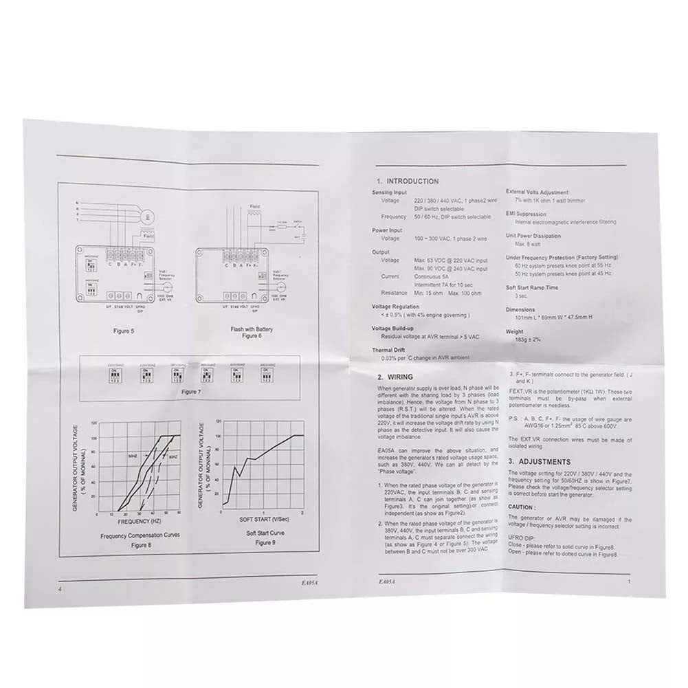 Avr Ea05A Avr Controller External Voltage Regulation Stable Performance ...