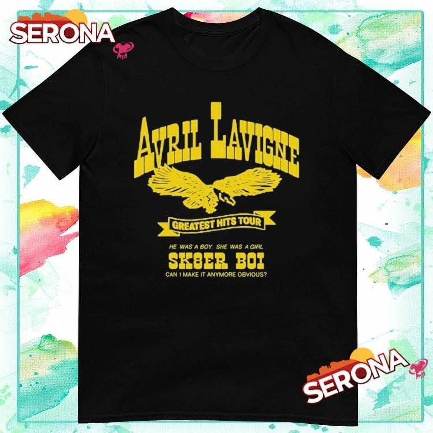 Avril Lavigne Greatest Hits Tour Sk8er Boi Shirt - Walmart.com