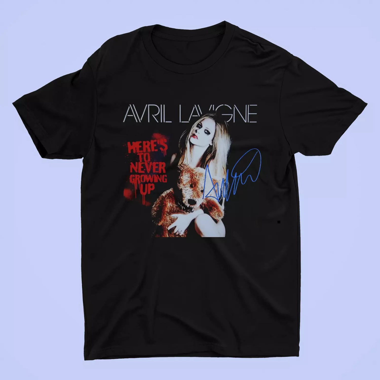 Avril Lavigne Here's To Never Growing Up Black All Size Unisex ...