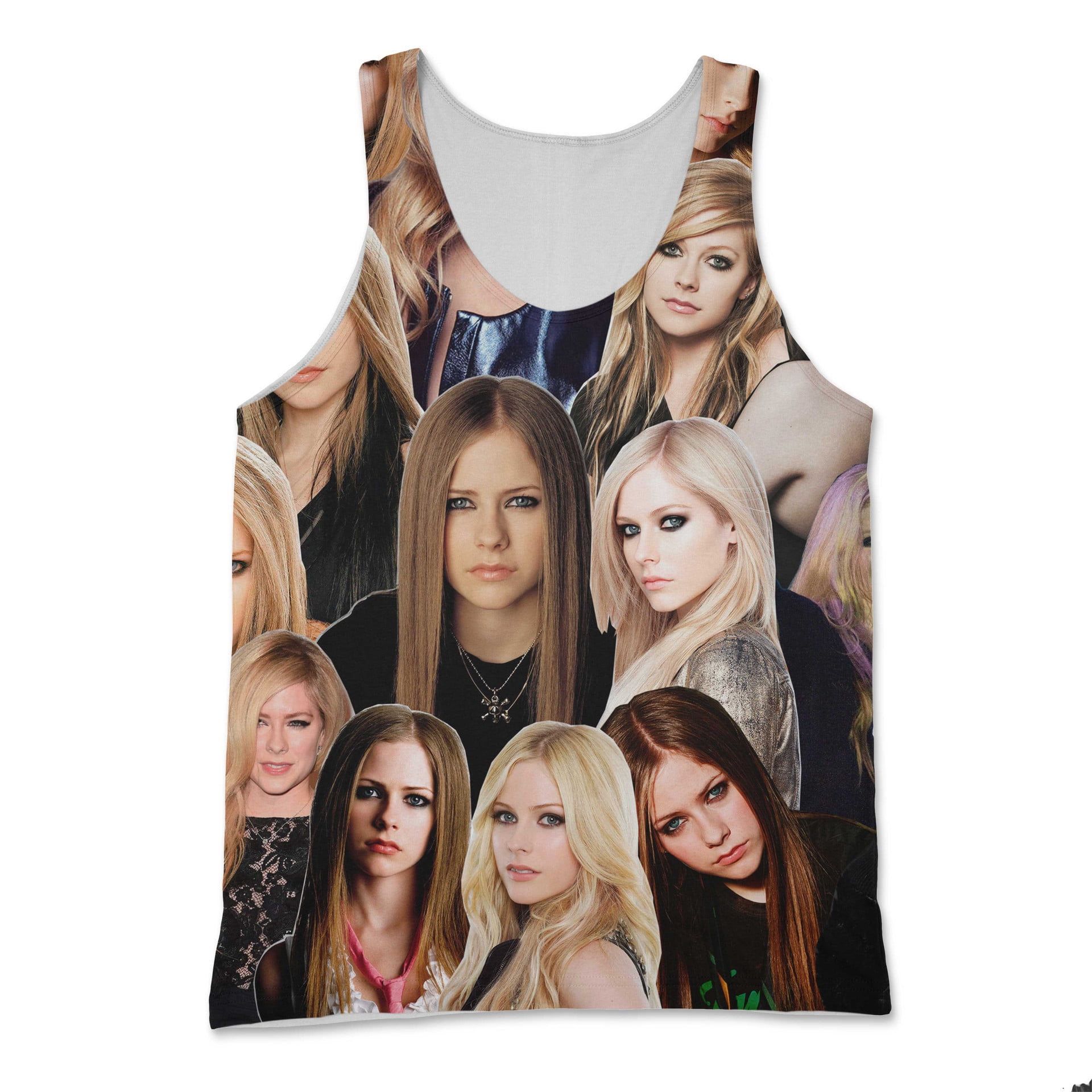 Avril Lavigne Photo Collage Tank Top - Walmart.com