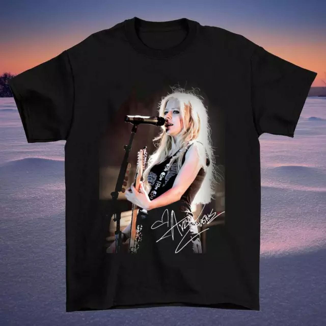 Avril Lavigne Signature Short Sleeve T- Shirt Unisex All Size S to ...