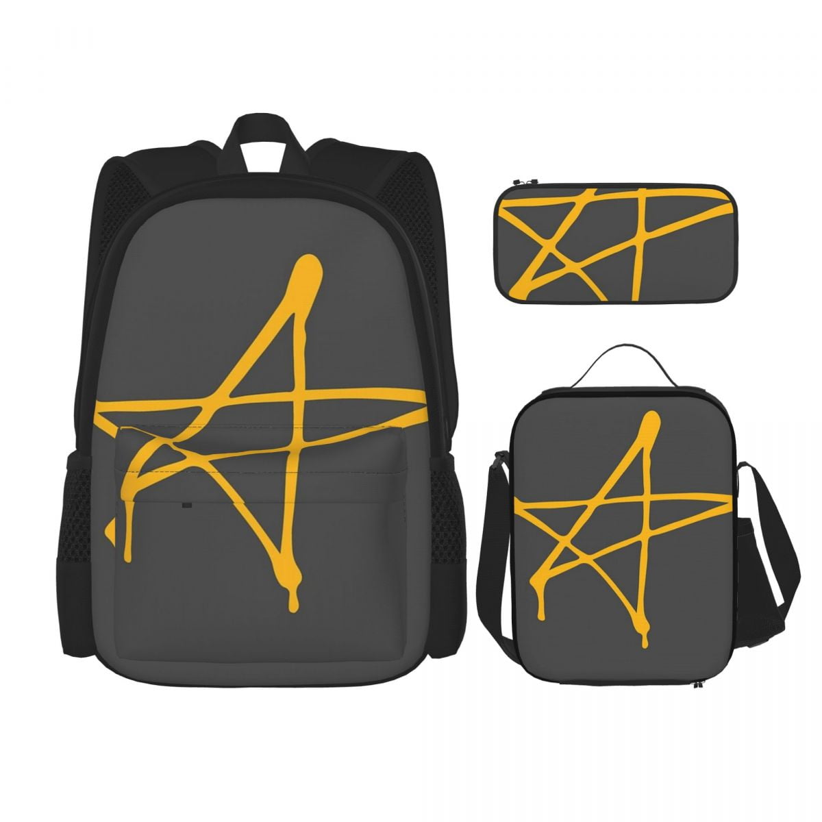 Avril Lavigne Star Backpacks s Bookbag Students Bags s Rucksack Lunch ...