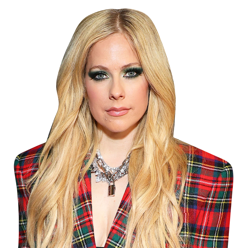 Avril Lavigne (Tartan) Half Body Buddy Cutout - Walmart.com