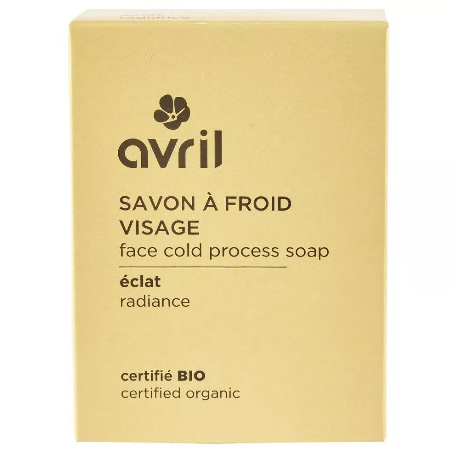 Avril Organic Radiance Cold Process Face Soap 1 Count - Walmart.com