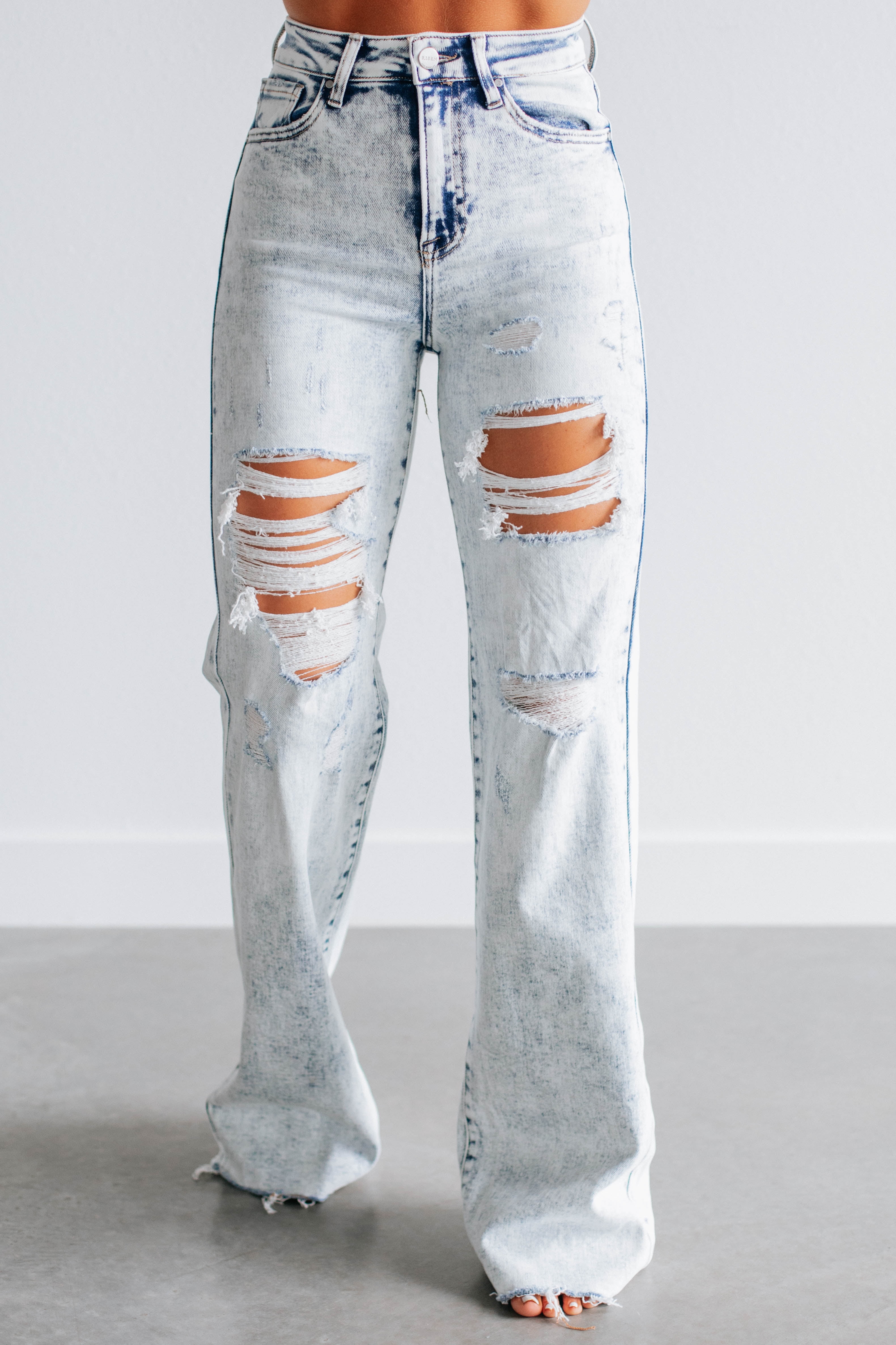 Avril Risen Jeans - Vintage Light Wash - Walmart.com