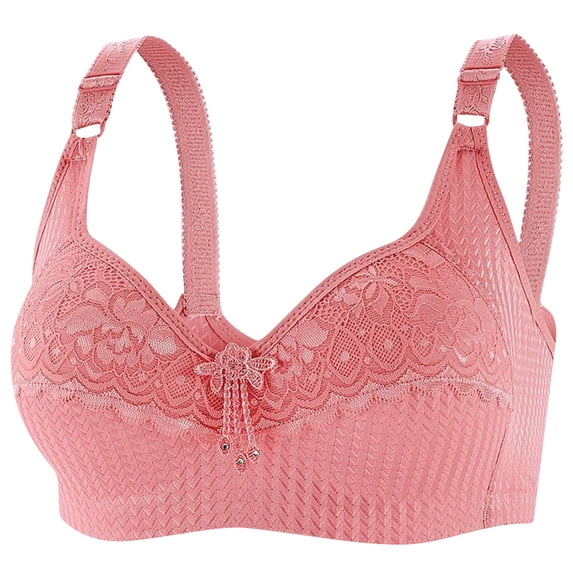 Avrnliq Full Coverage Wireless Bra for Women Plus Size Non Underwire ...