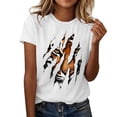 Avrnliq Women's Short Sleeve Shirts Summer Tops 2026 Trendy Casual T ...