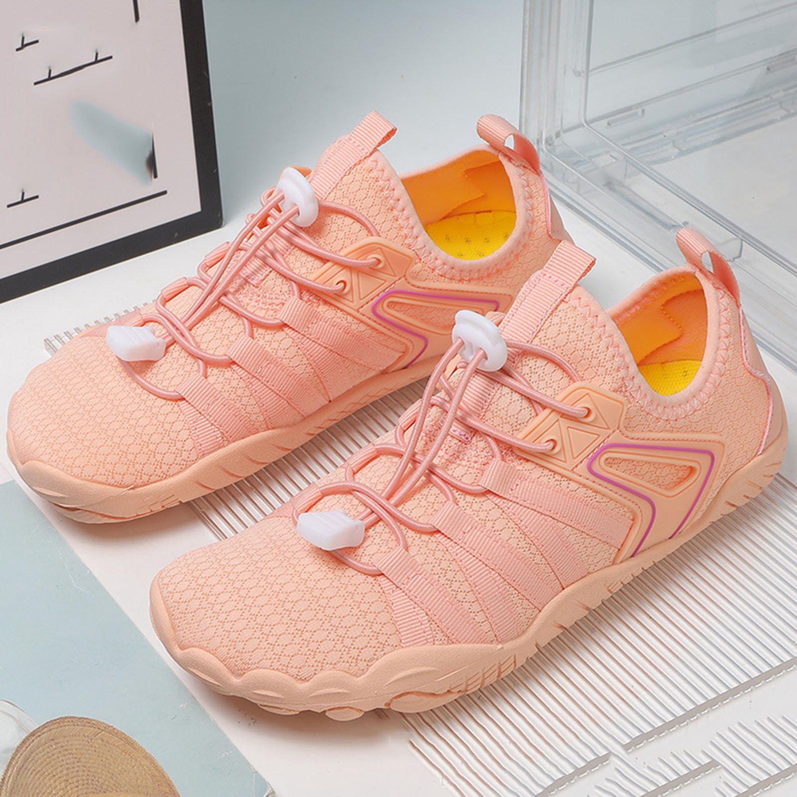 Avrnliq Womens Breathable Mesh Water Shoes Lightweight Comfort Walking ...