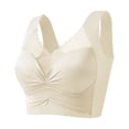 Avrnliq Womens Seamless Comfort Bra Wireless Bralette Plus Size Full ...