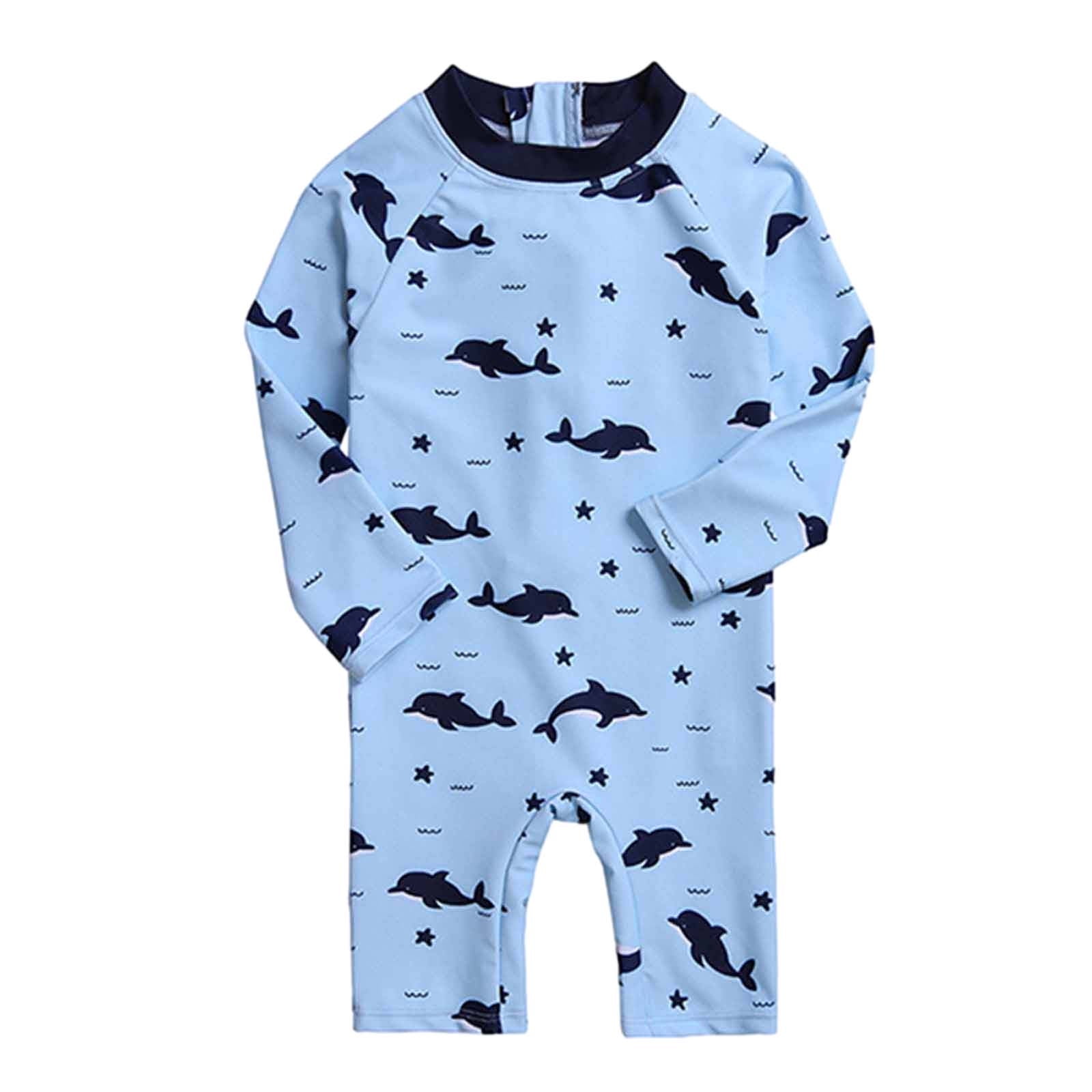 Avrntaa Baby Boy Swimsuit Infant Rash Guard Swimwear - UPF 50+ Sun ...