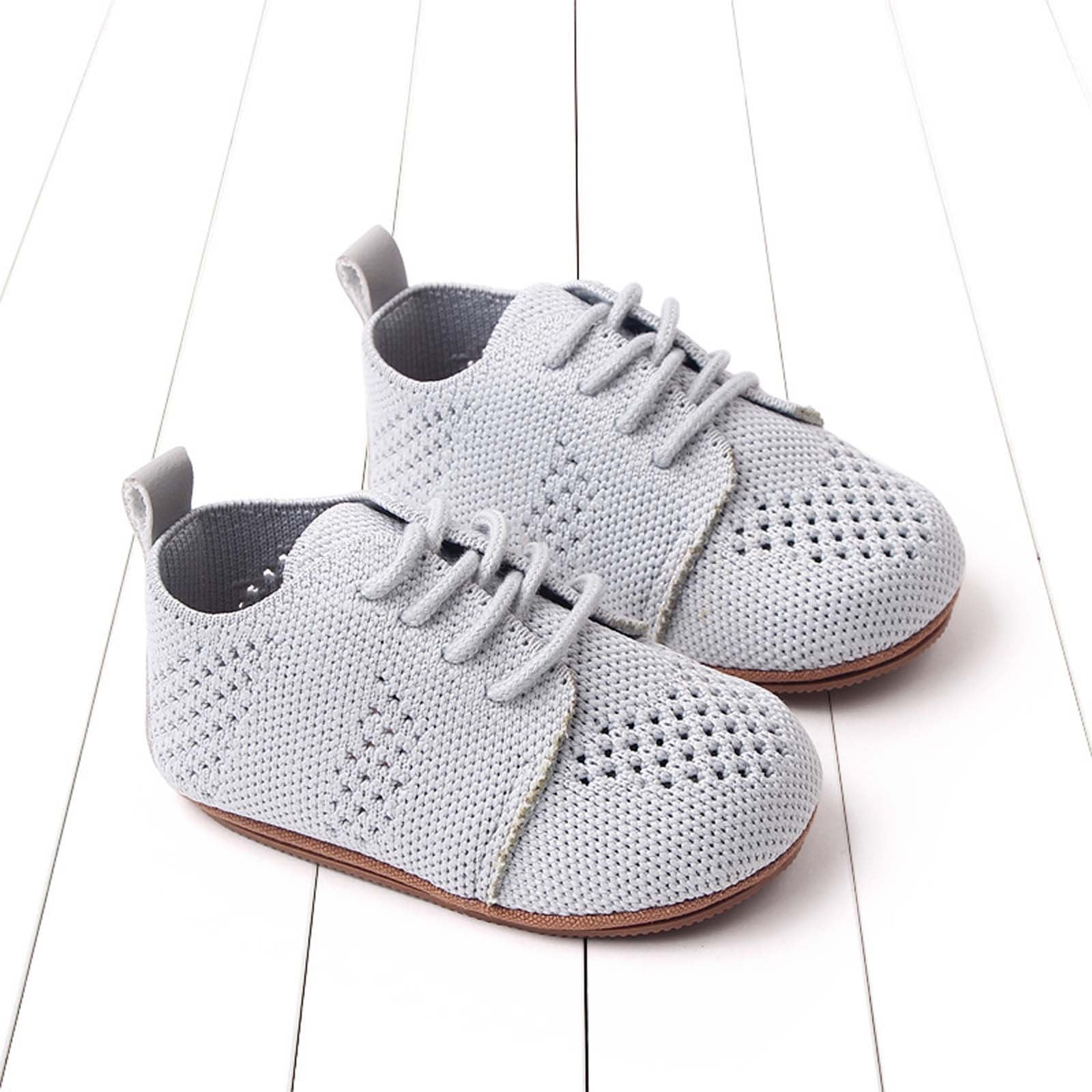 Avrntaa Baby Shoes - Boys Girls First Walking Shoes Infant Crib Shoes Breathable Slip On Shoes ...
