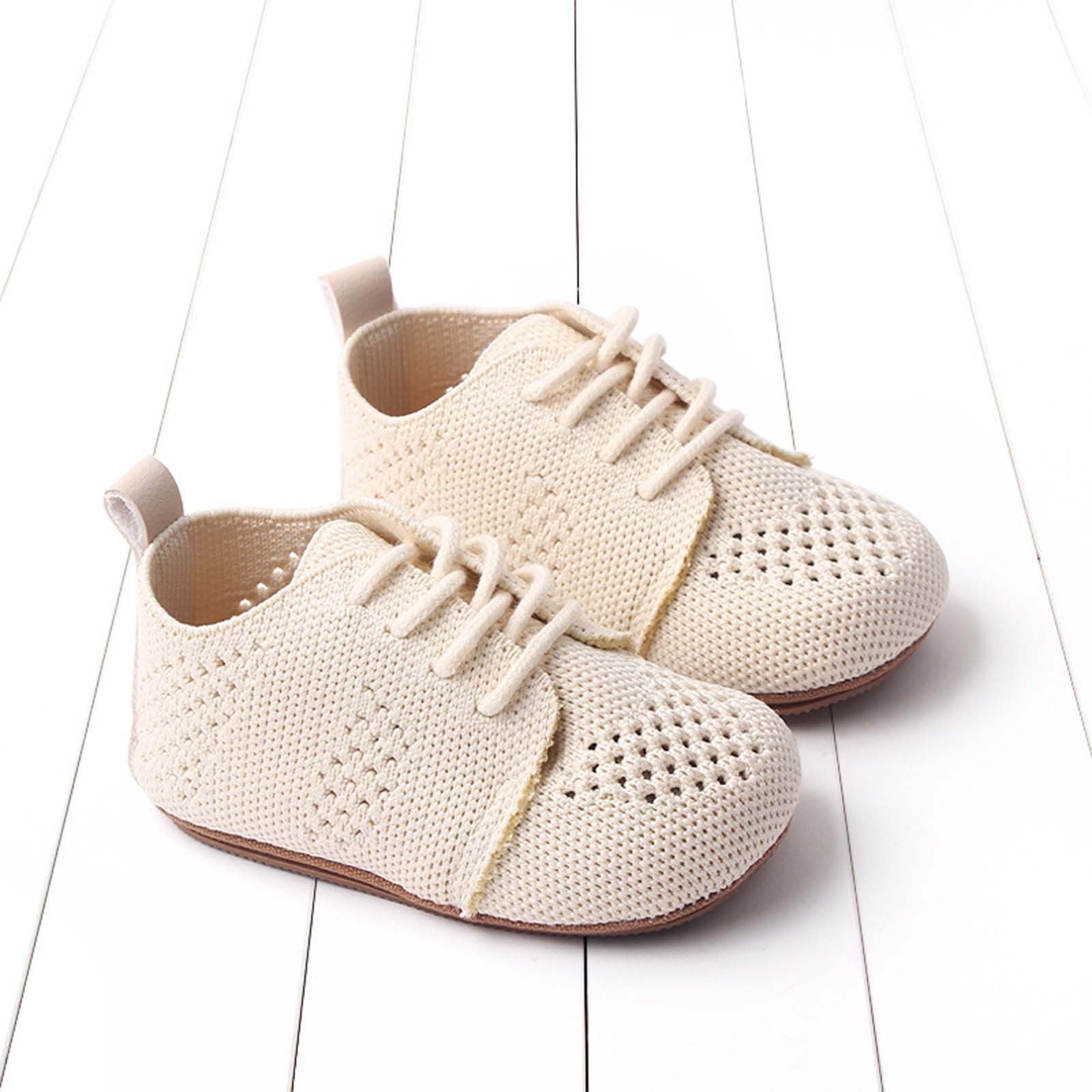 Avrntaa Baby Shoes - Boys Girls First Walking Shoes Infant Crib Shoes Breathable Slip On Shoes ...
