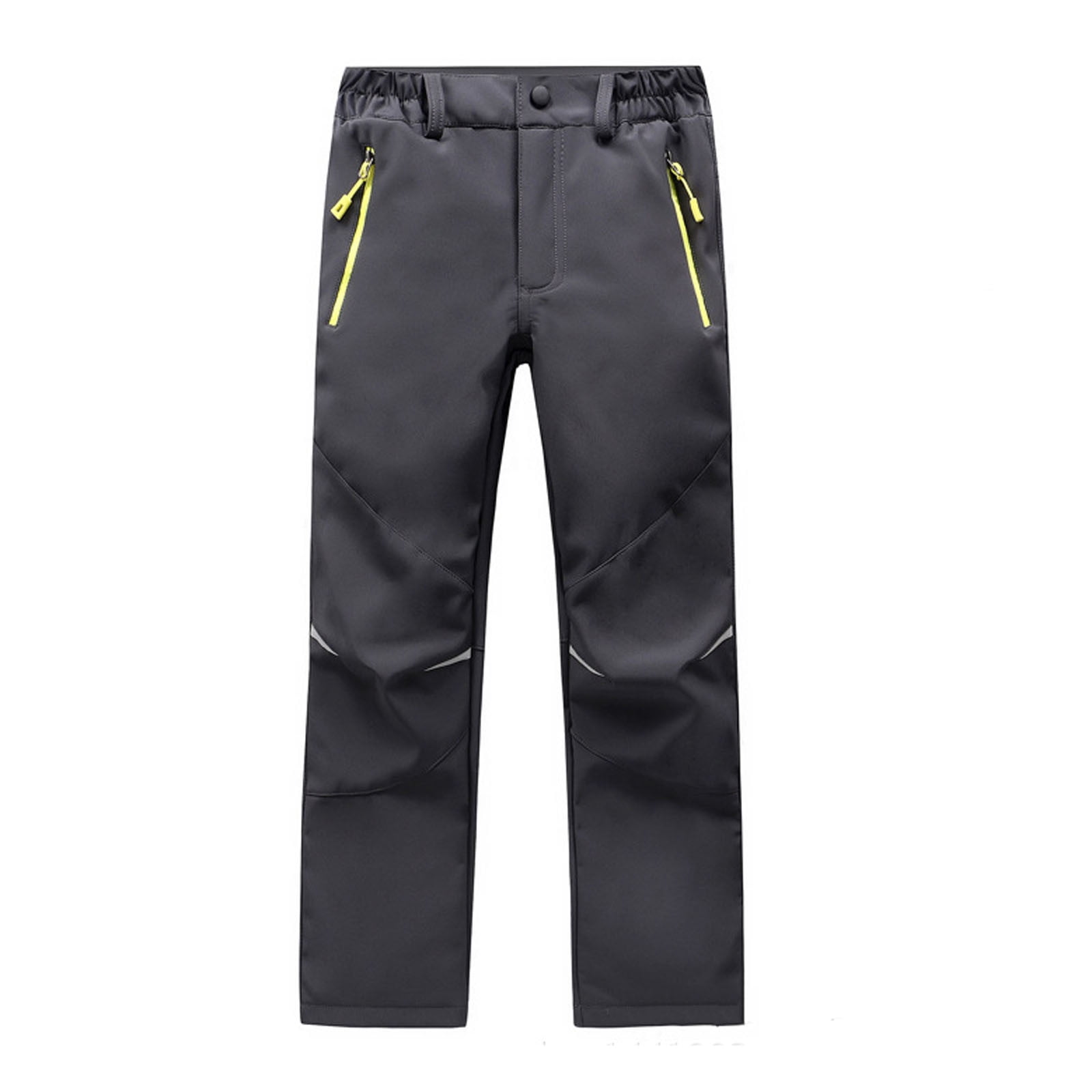 Avrntaa Boys Girls Softshell Hiking Pants Fleece Lined Waterproof Warm ...