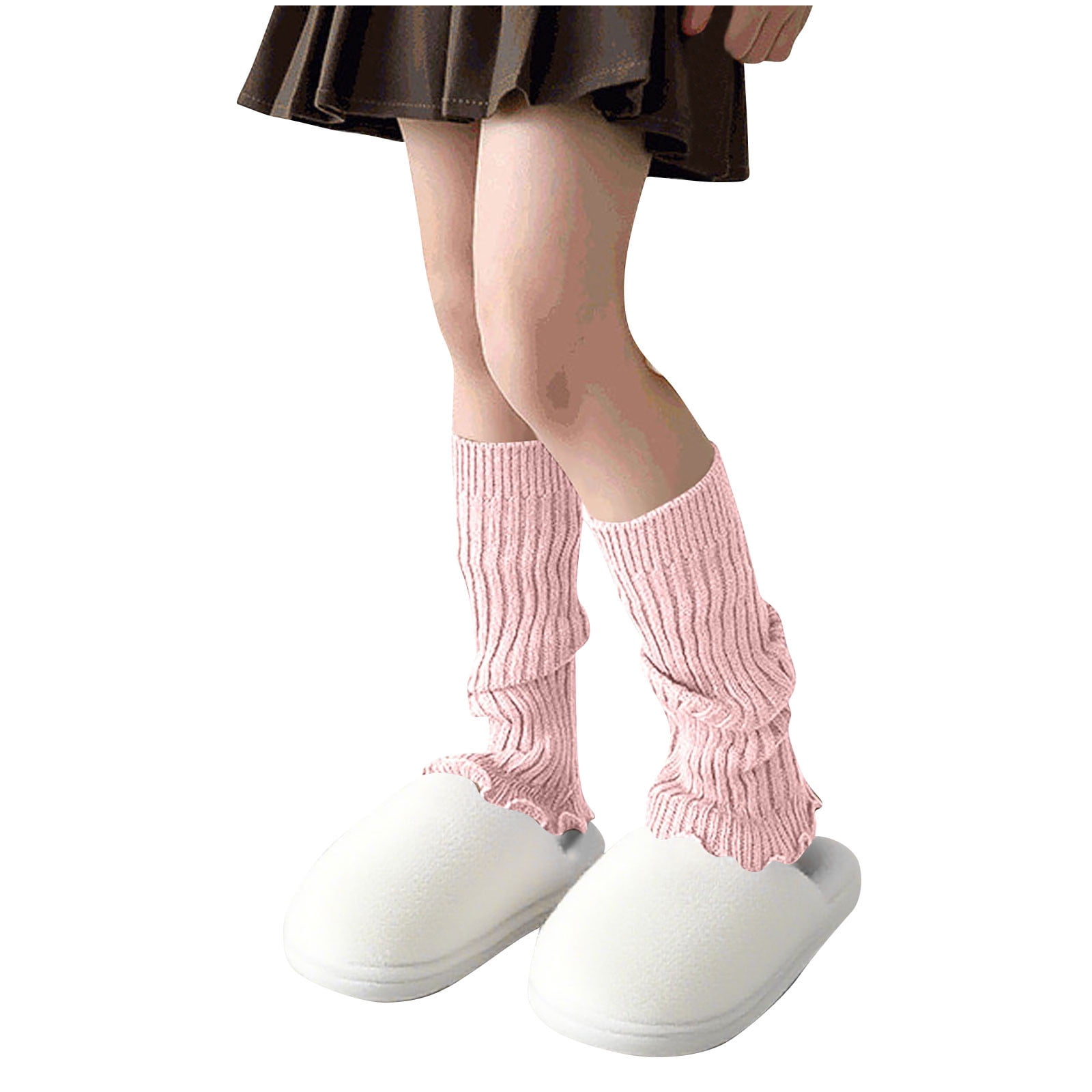 Avrntaa Fall Leg Warmers for Girls- Soft Trendy Ribbed Knit Calf ...