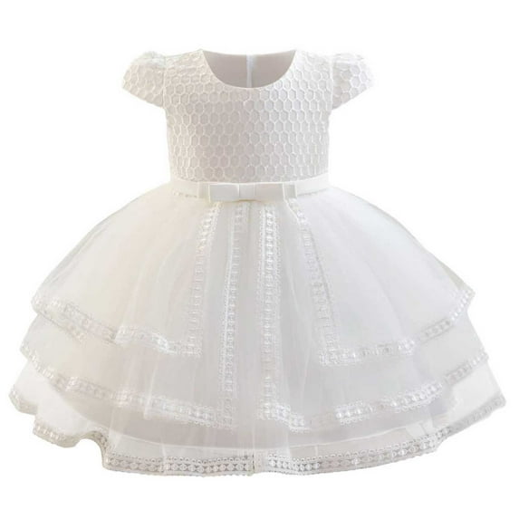 Avrntaa Girls Fuffy Tulle Dress Embroidery Princess Dresses Birthday ...