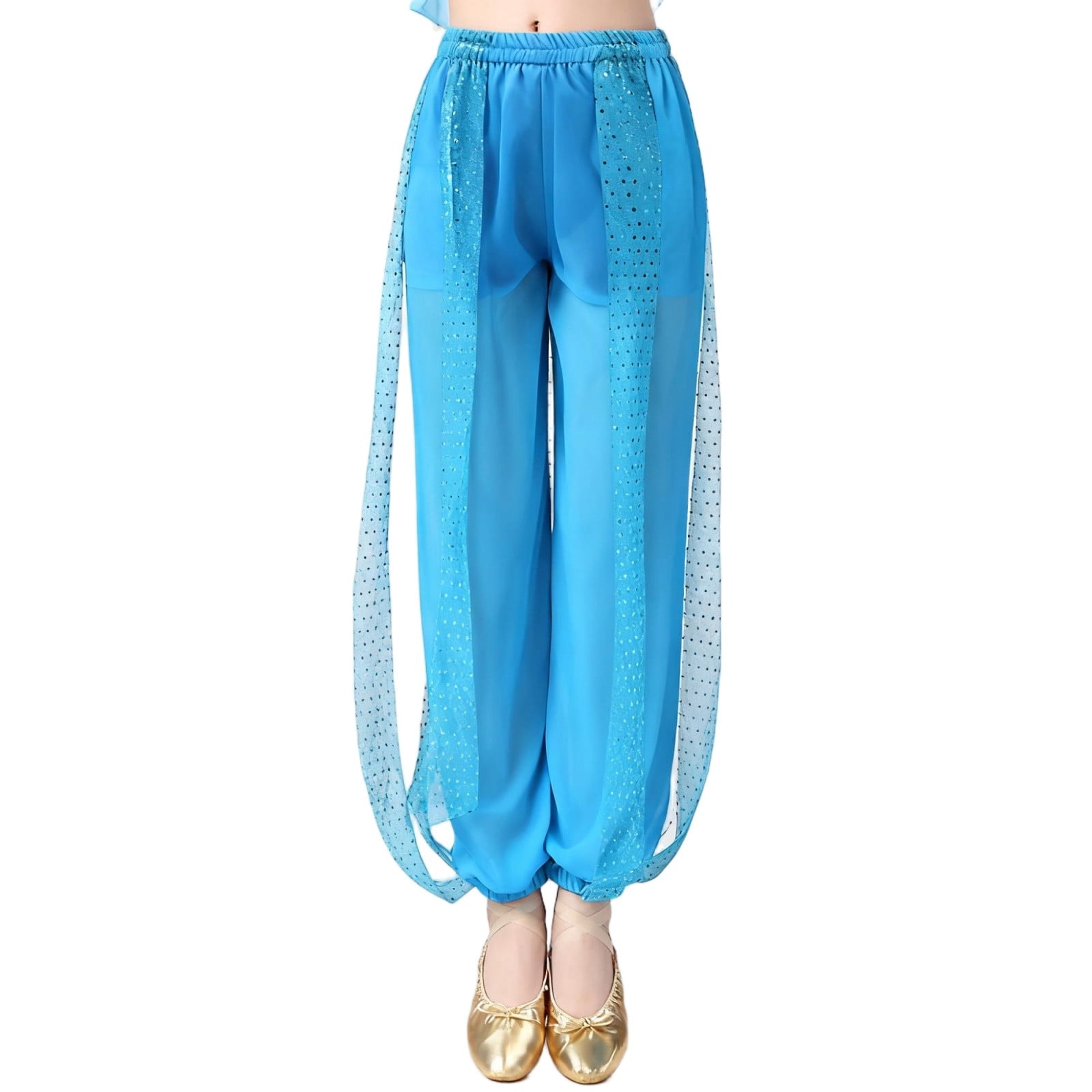 Avrntaa Girls Harem Dance Pants Baggy Carnival Costume Trouser ...