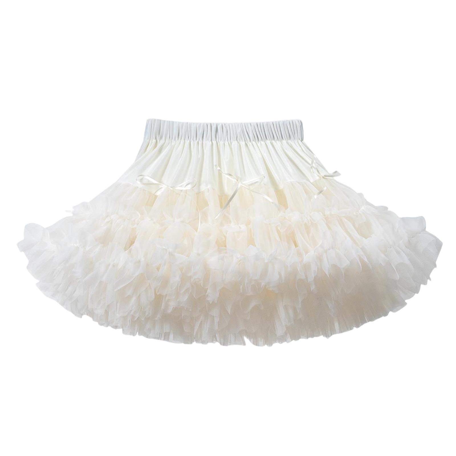 Avrntaa Girls Princess Tutu Skirt Tulle Ballet Skort Fluffy Flowy ...