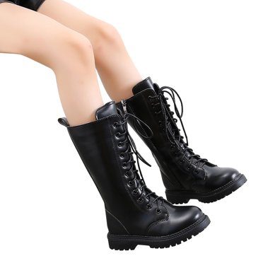Dan Post Boots Kids Girls Starlett Square Toe Dress Boots Mid Calf ...