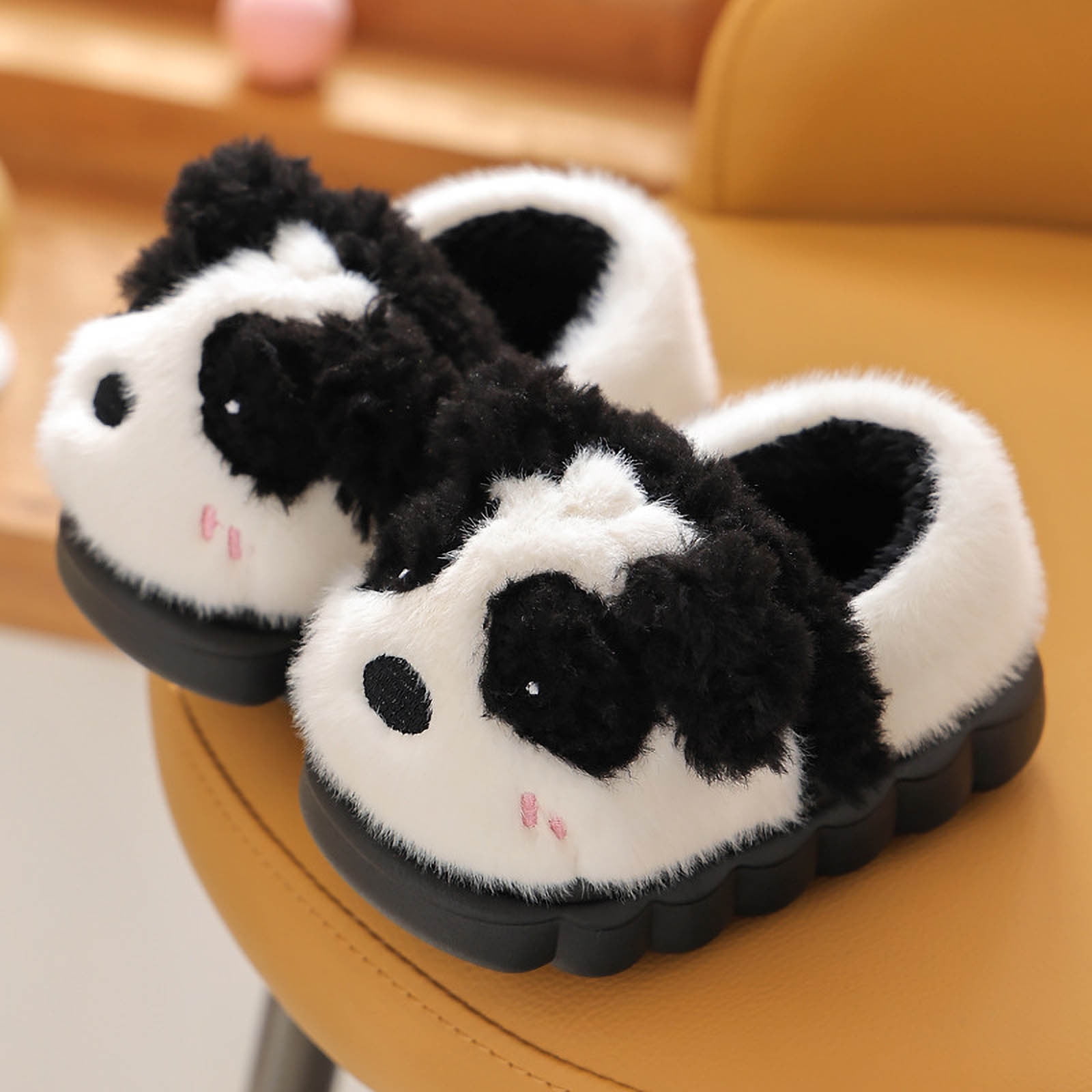 Avrntaa Girls Toddler Slippers - Cute with Bunny Design Plush Indoor ...