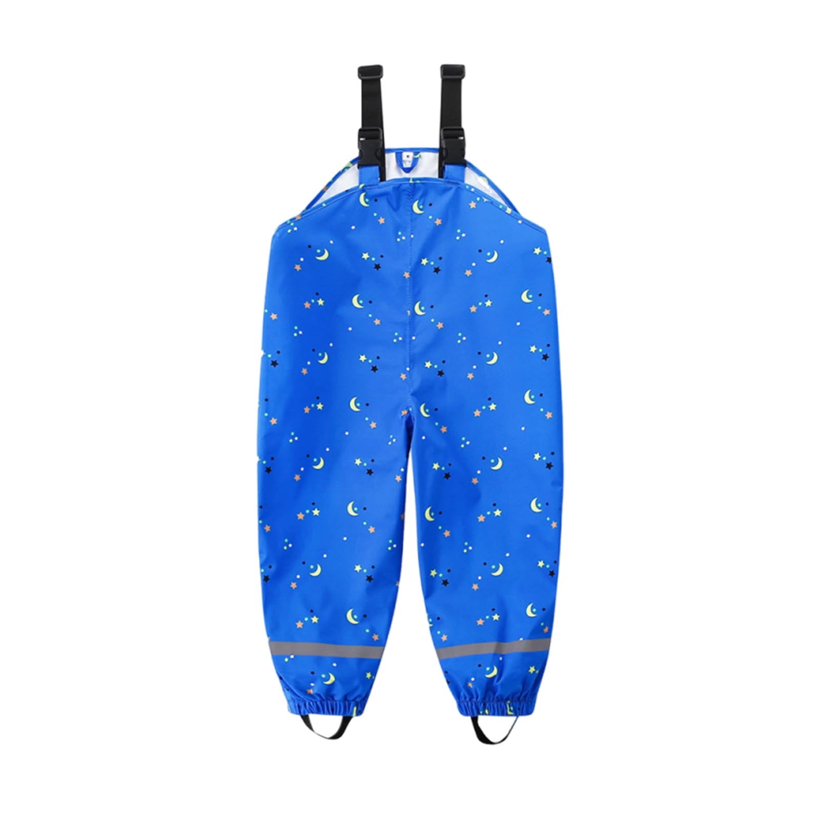 Avrntaa Kids Rain Bib Pants Toddler Suspender Rain Wear Pant ...