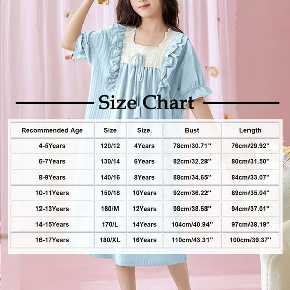 Avrntaa Summer Cotton Dresses for Girls Short Sleeve Loungewear Dress ...