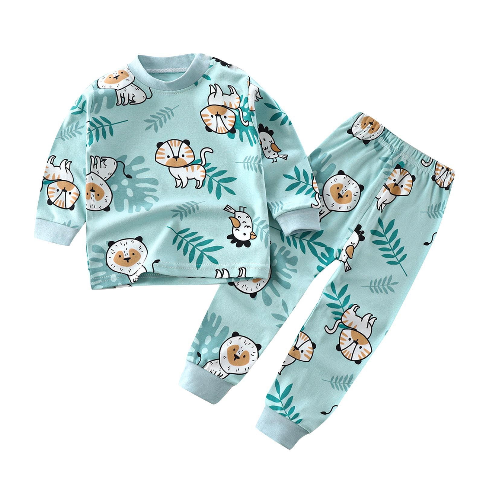 Avrntaa Toddler Boy Outfits - Cute Graphic Sweatshirt and Pant 2 Piece ...