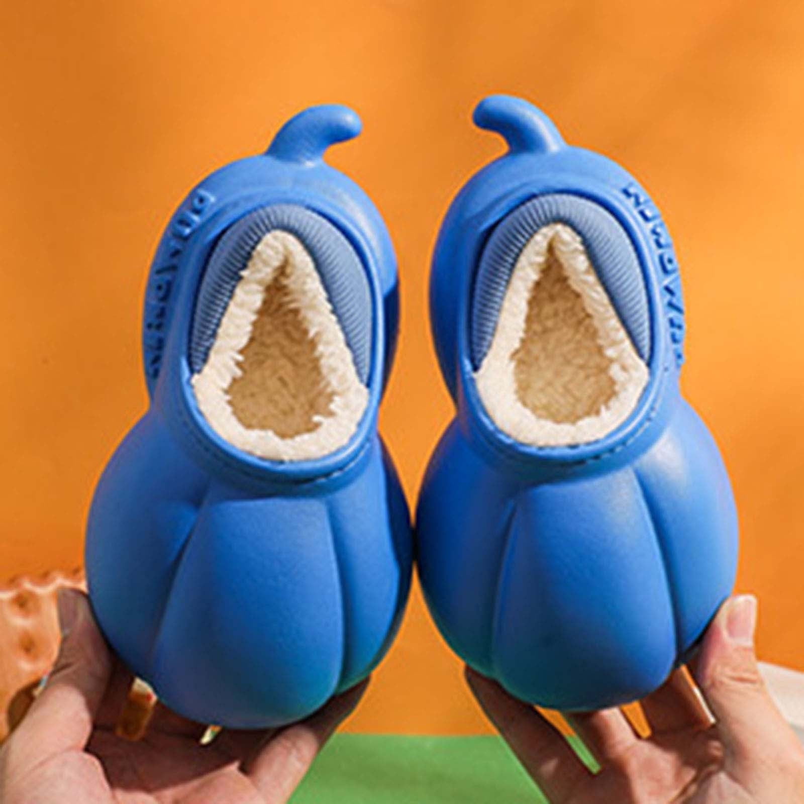 Avrntaa Toddler Little Kids Slippers - Girls Boys Warm Fleece Winter ...
