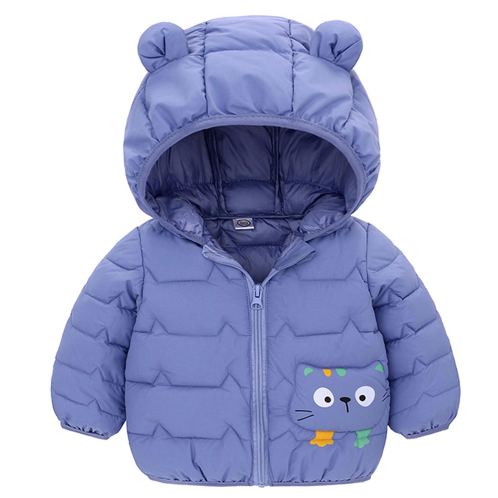 Avrntaa Toddler Winter Coats with Hoods - Baby Boy Zipper Lightweight Puffer Jacket Winter Warm ...
