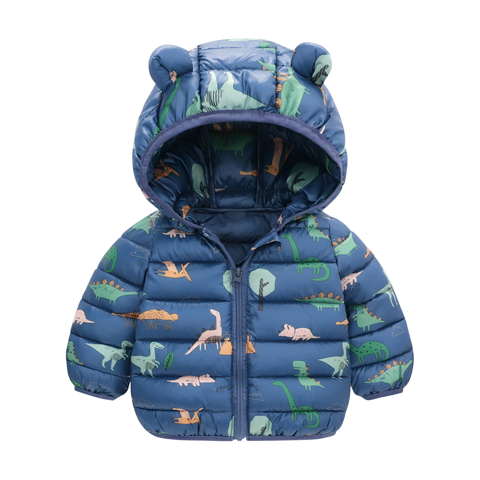Avrntaa Winter Coats for Toddler Boys - Bear Ears Zipper Up Down Jacket for Toddler Baby Boy ...