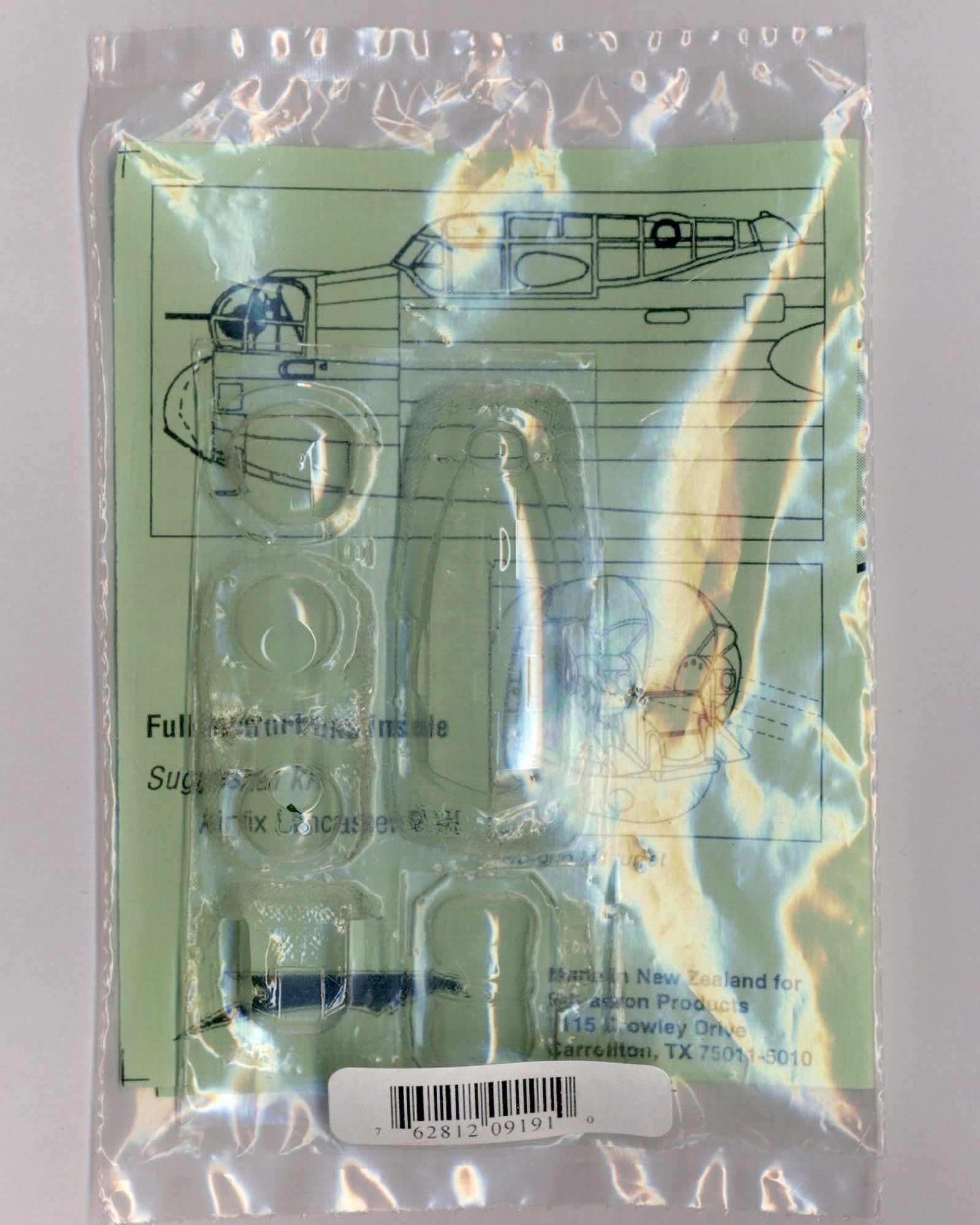 Avro Lancaster Vacuform Canopy / Glazing for Airfix (1/72 model kit ...