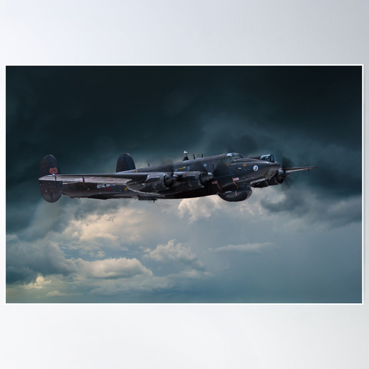 Avro Shackleton 'Ermintrude' Poster Wall Art, Modern Wall Decor For ...