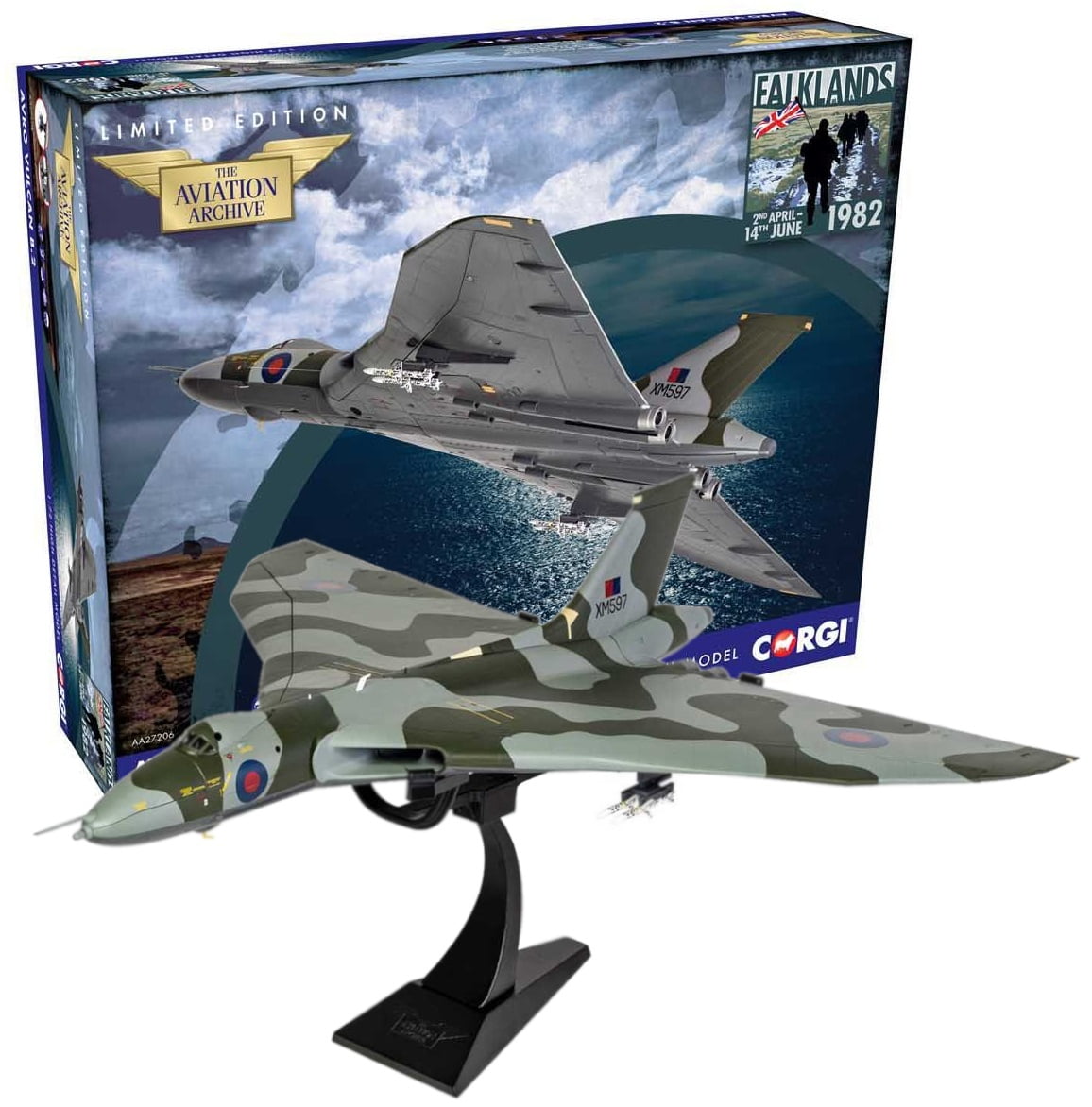 Avro Vulcan B2 Bomber Aircraft "Falklands War" (1982) British Royal Air ...