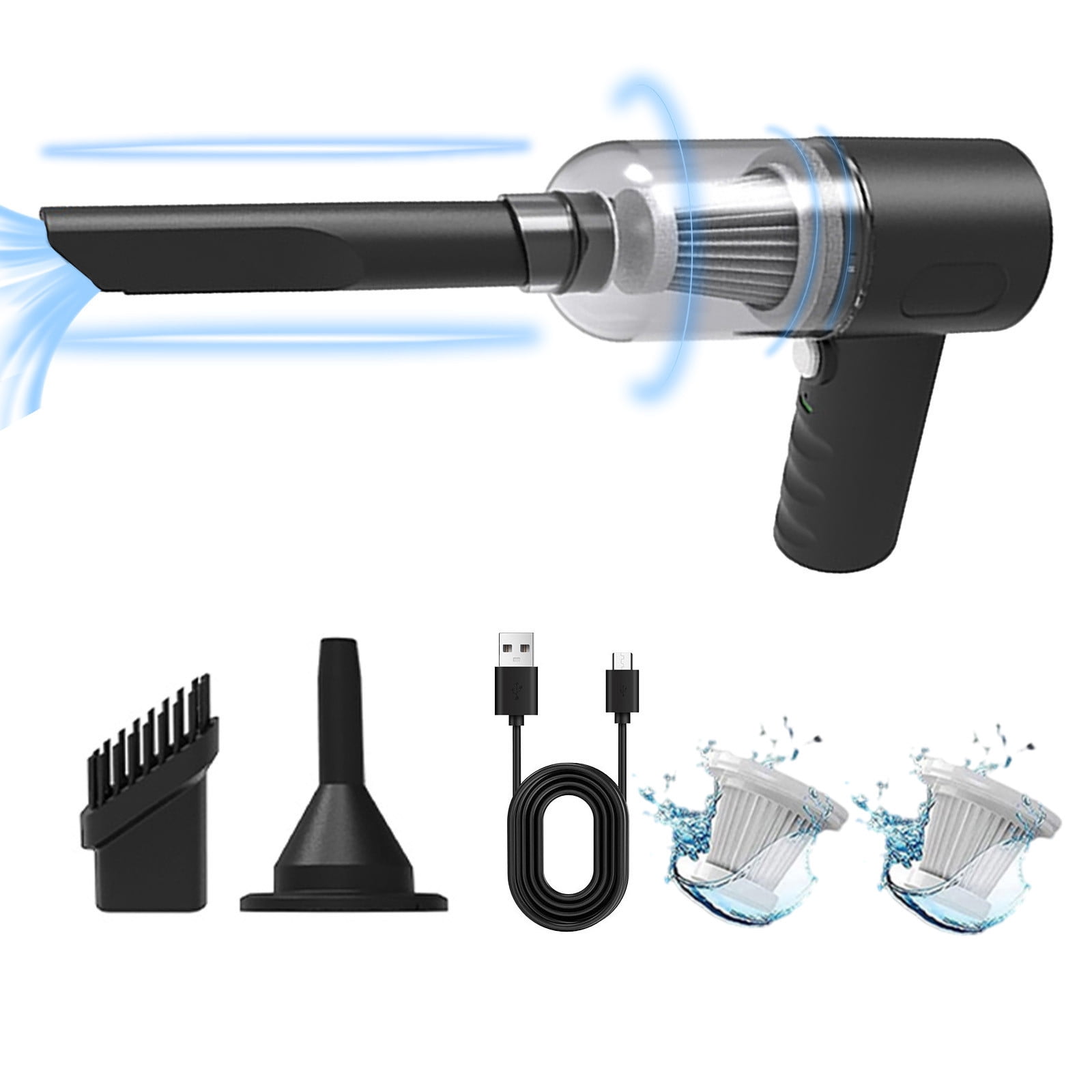 Avtoify 120W Cordless Vacuum Cleaner Powerful Handheld Car Vacuum ...