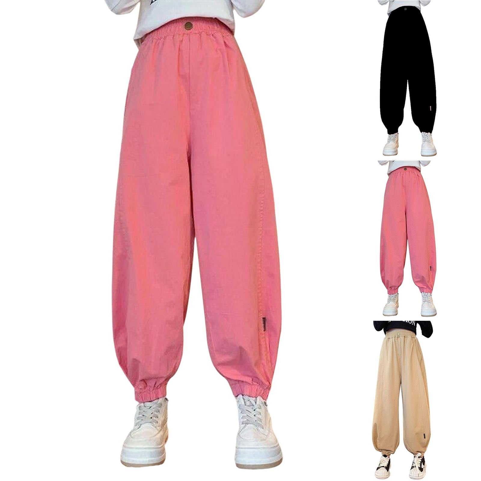 Avtoify Ankle Strap Pocket Loose Sport Trouser Summer Girls Casual ...