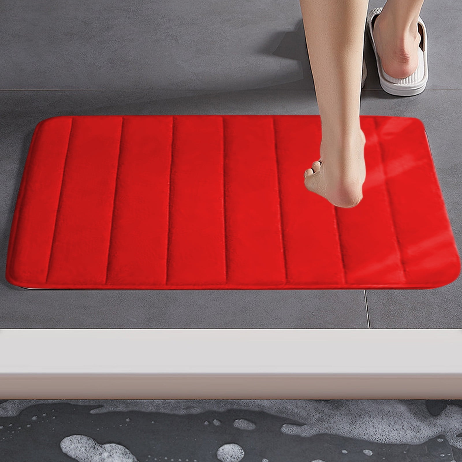 Avtoify Bathroom Rugs Carpet Bedroom Mat Non Slip Bathroom Foot Mat ...